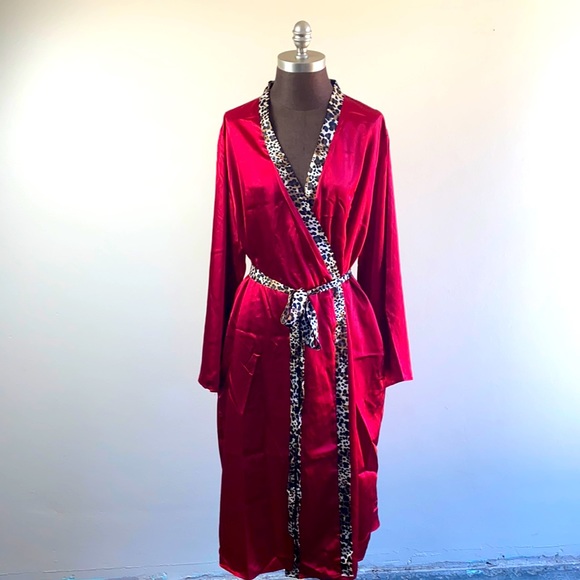 IMAN | Intimates & Sleepwear | Iman Satin Bath Robe | Poshmark